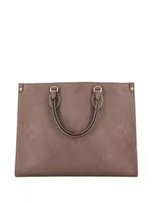 LOUIS VUITTON Onthego Monogram Empreinte Giant Mm Tote Bag - Neutrals