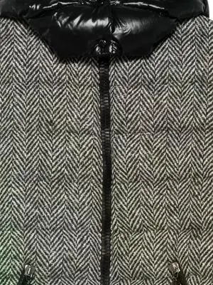 Moncler Herringbone Puffer Jacket - Grey