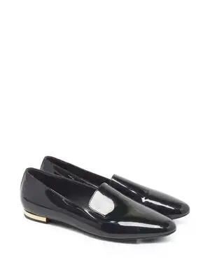 Burberry Pointed-toe Leather Loafers