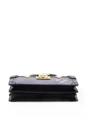 LOUIS VUITTON Trunk Clutch Epi Leather Crossbody Bag - Black