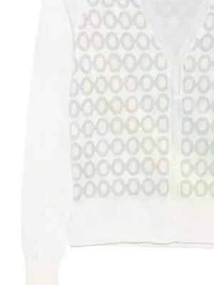 John Galliano 2000s Geometric-pattern Cardigan