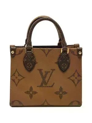 LOUIS VUITTON Monogram Giant Reverse Canvas Onthego Tote Bag