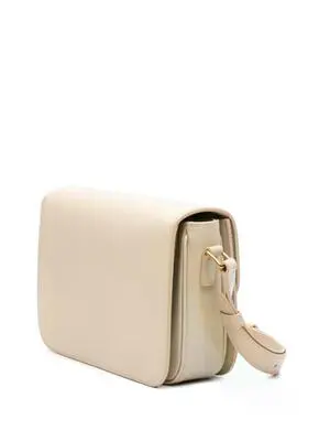 Celine Classique Shiny Calfskin Triomphe Crossbody Bag - Neutrals