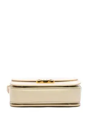 Celine Classique Shiny Calfskin Triomphe Crossbody Bag - Neutrals