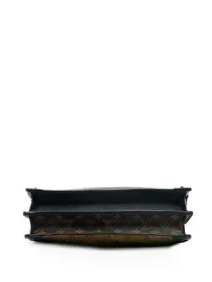 LOUIS VUITTON 2000-2026 Monogram Reverse Trunk Clutch Crossbody Bag