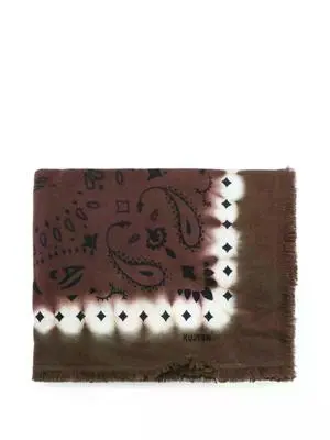 KUJTEN Paisley Bandana Scarf - Brown