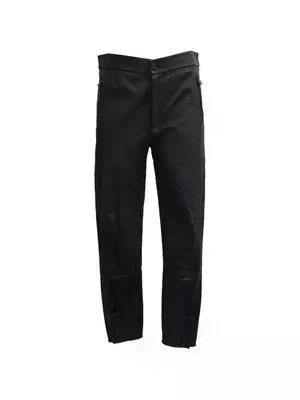 Bottega Veneta Slim-fit Leather Trousers - Black