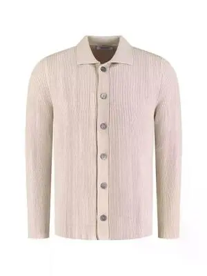 GRAN SASSO Ribbed-knit Cardigan - Neutrals