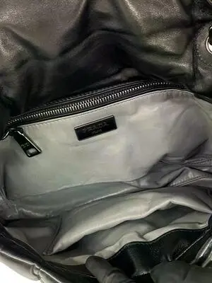 Prada 2013-2026 Nappa Bomber Flap Shoulder Bag