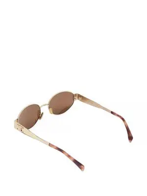 Celine Triomphe Oval Sunglasses