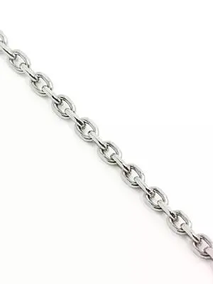 Dior Enamel Logo Tassel Necklace
