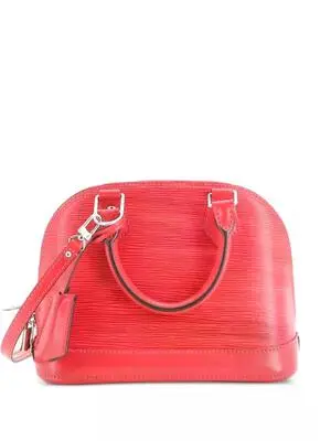 LOUIS VUITTON Epi Leather Alma Bb Satchel - Red