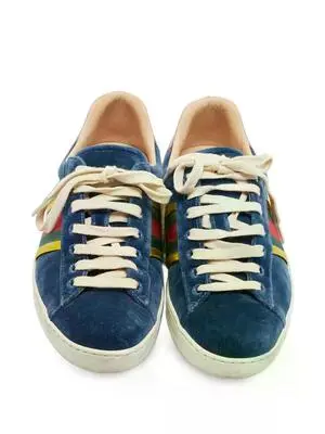 Gucci Ace Velvet Sneakers