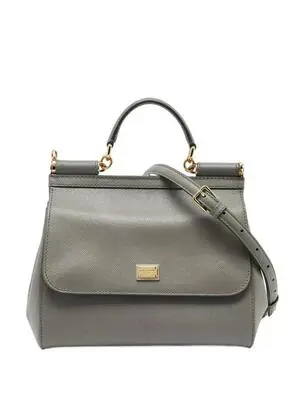Dolce & Gabbana Miss Sicily Top Handle Bag - Grey