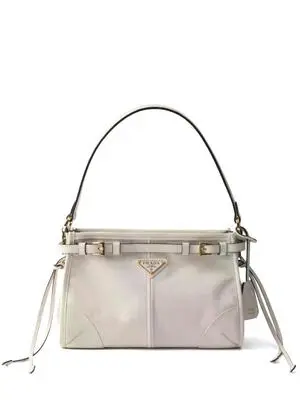 Prada Bonnie Small Leather Handbag - White