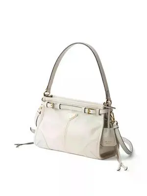 Prada Bonnie Small Leather Handbag - White