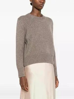 THE ROW Ribbed-knit Crew-neck Pullover