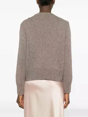 THE ROW Ribbed-knit Crew-neck Pullover