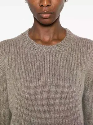 THE ROW Ribbed-knit Crew-neck Pullover