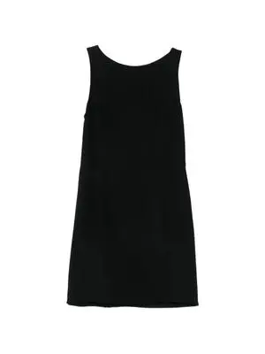 Moschino 2000s Bow-detail Cut-out Mini Dress - Black