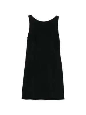 Moschino 2000s Bow-detail Cut-out Mini Dress - Black