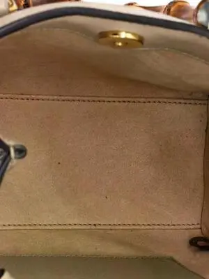 Gucci Diana Mini Bamboo Handle Tote Crossbody Bag - Neutrals