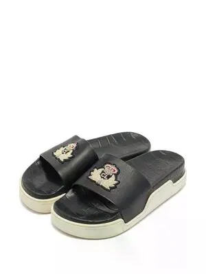 CHRISTIAN LOUBOUTIN Croc-effect Leather Sandals