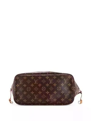 LOUIS VUITTON Neverfull Nm Monogram Canvas Mm Tote Bag - Brown