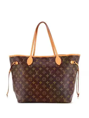 LOUIS VUITTON Neverfull Nm Monogram Canvas Mm Tote Bag - Brown