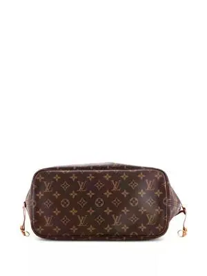 LOUIS VUITTON Neverfull Nm Monogram Canvas Mm Tote Bag - Brown