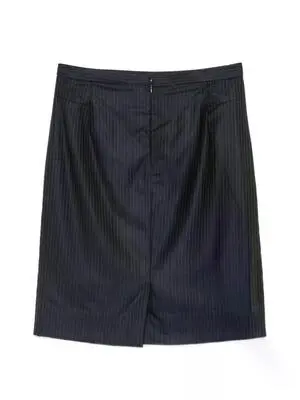 Loro Piana 2000s Pinstripe Skirt