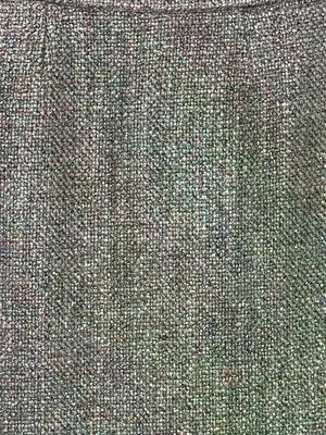 Miu Miu 2000s Tweed-construction Midi Skirt