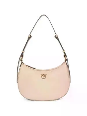 Pinko Leather Half Moon Shoulder Bag