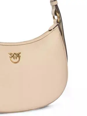 Pinko Leather Half Moon Shoulder Bag