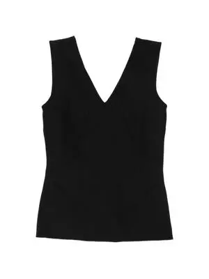 Dolce & Gabbana 2000s V-neck Hook-fastening Top