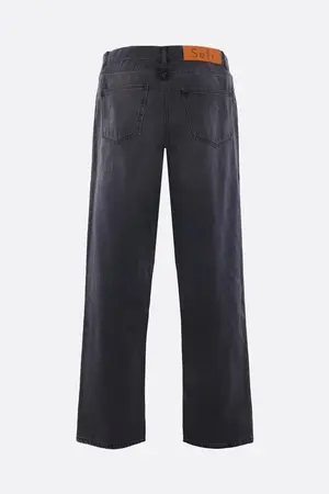 Séfr Wide Cut Jeans - Black