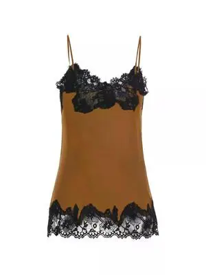 Gold Hawk Marilyn Silk Camisole Top - Brown
