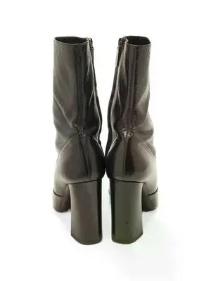 Saint Laurent Maddie Mid-calf Block-heel Boots