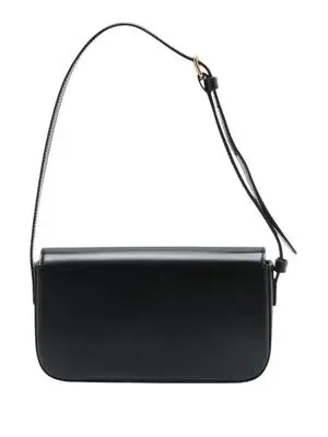 Celine 2010-2026 Shiny Calfskin Triomphe Claude Shoulder Bag