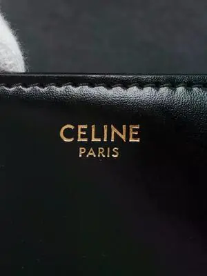 Celine 2010-2026 Shiny Calfskin Triomphe Claude Shoulder Bag