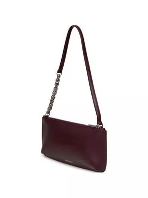 Off-White Jitney Flat Leather Shoulder Bag - Red