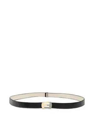 FERRAGAMO 1970s Logo-buckle Belt - Black