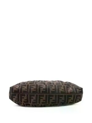 Fendi Chef Flap Bag Zucca Canvas Small Shoulder Bag