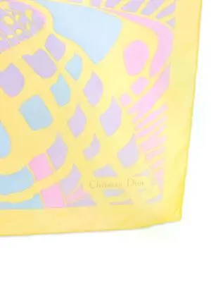 Dior 2000s Butterfly-print Scarf