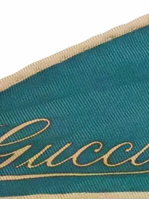 Gucci Crest Chain-print Scarf
