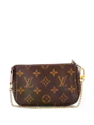 LOUIS VUITTON Pochette Accessoires Limited Edition Monogram Canvas Mini Clutch Bag