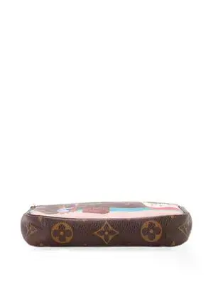 LOUIS VUITTON Pochette Accessoires Limited Edition Monogram Canvas Mini Clutch Bag