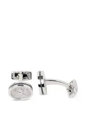 HACKETT LONDON Brolly Bowler Cufflinks - Silver