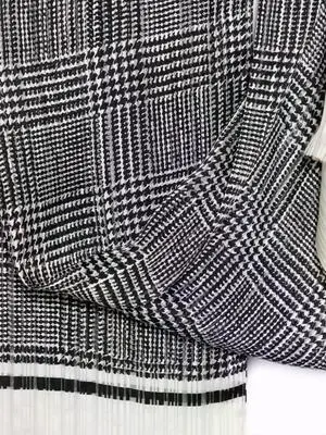 Saint Laurent 1990s Glen Check Scarf