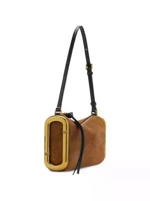 Marc Jacobs Scene Small Shoulder Bag In Suede - Brown